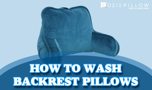 How to Wash Backrest Pillows - Learn The Right Way
